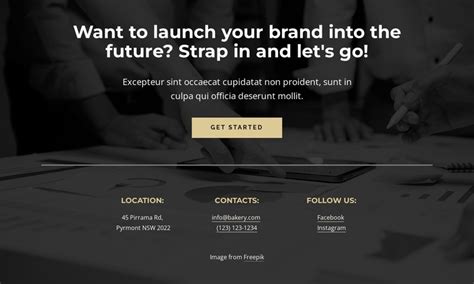 Contacts And Button Html Template By Nicepage