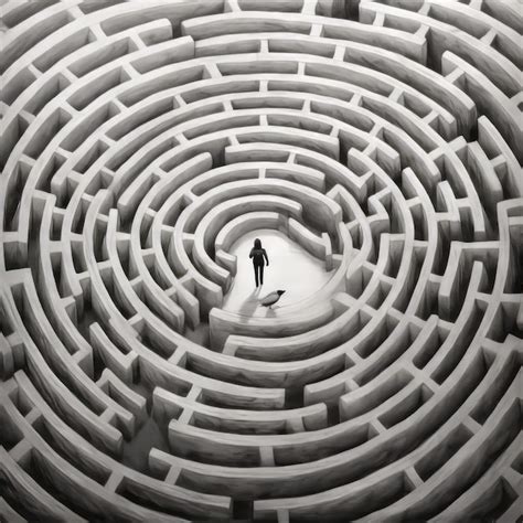 Premium Ai Image Navigating The Labyrinth Of The Mind