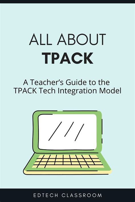All About Tpack A Teachers Guide To The Tpack Tech Integration Model Tech Integration