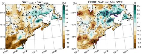 A Relative Difference Between Average Maximum Snow Depth In Snow