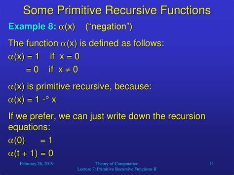 Some Primitive Recursive Functions Ppt Download