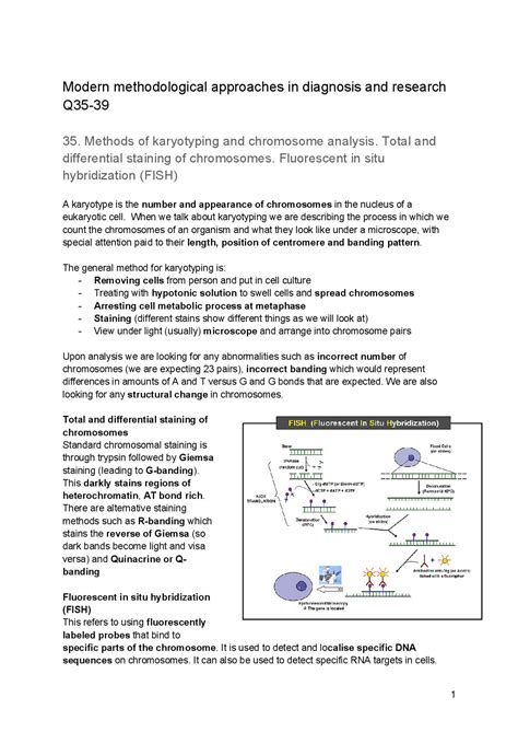 Modern Methodological Approaches In Diagnosis And Research Docsity