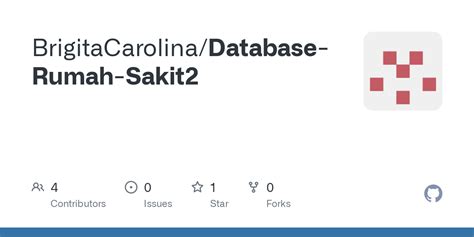 GitHub BrigitaCarolina Database Rumah Sakit