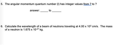 Solved Are The Following Sets Of Quantum Numbers Possible Chegg
