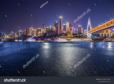 Chongqing Skyline At Night