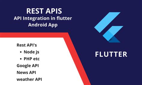 integrate apis in android and ios mobile app using flutter by muhammad