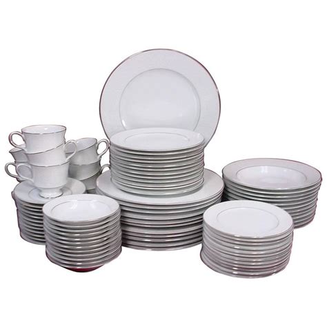 Sango China Fairbanks 3769 Pattern 71 Piece Set Service For 12 1 Cup