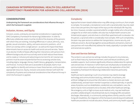 Cihc Competency Framework For Enhancing Collaborationpdf