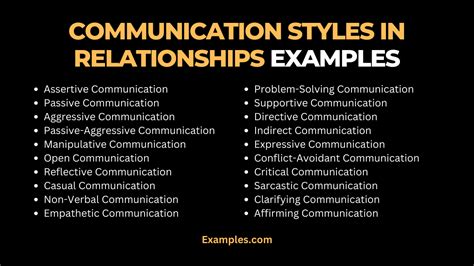 Communication Styles In Relationships Examples And Tips Pdf Communication Styles In Relationships Examples And Tips Pdf