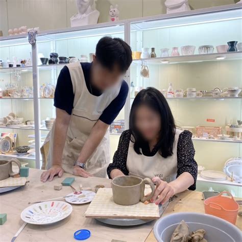 부산도자기공방 머그잔만들기 원데이클래스 커플실내데이트 이색체험 네이버 블로그