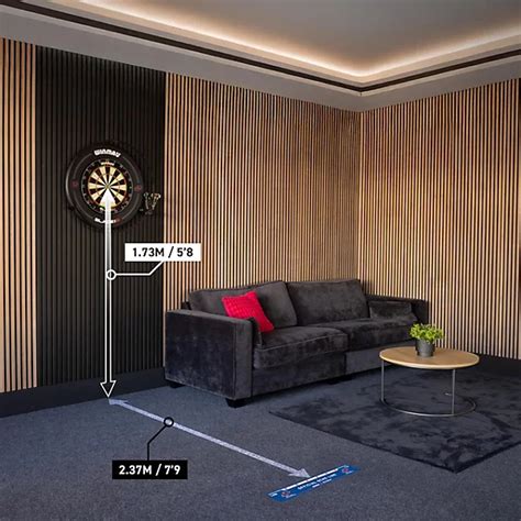 Winmau Pdc Oche Line High Visibility Throw Line Marker Sticks To All Hard Surfaces