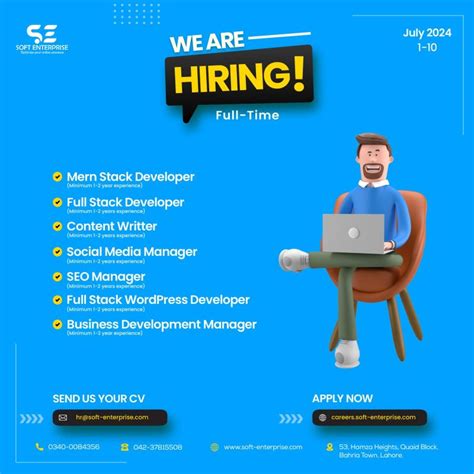 Hiringnow Joinourteam Careeropportunity Jobvacancy Innovation Softenterprise