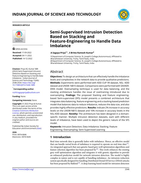 Pdf Semi Supervised Intrusion Detection Based On Stacking And Feature Engineering To Handle