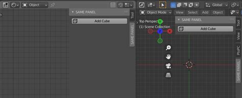 Creating The Same Ui Panels In Different Blender Areas With No Code