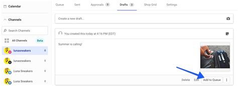 managing and approving draft posts buffer help center