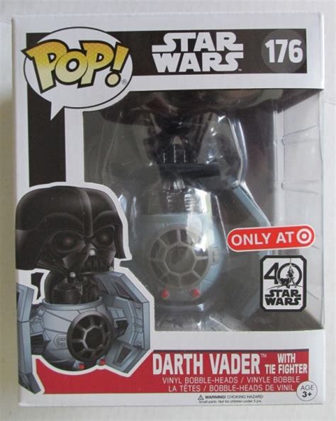 Funko Pop Star Wars Darth Vader With Tie Fighter Th Anniversary Target Exclusive