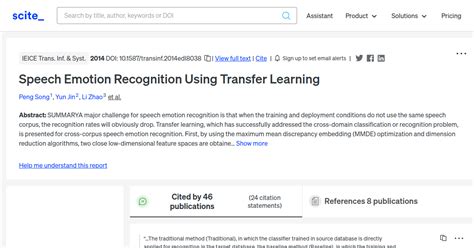 Speech Emotion Recognition Using Transfer Learning