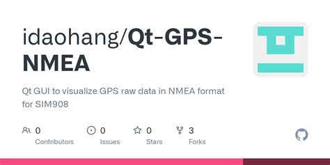 Github Idaohang Qt Gps Nmea Qt Gui To Visualize Gps Raw Data In Nmea Format For Sim