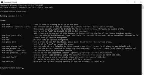 Install And Manage Multiple Node Versions On Single Windows Machine By Ashish Kumar Medium