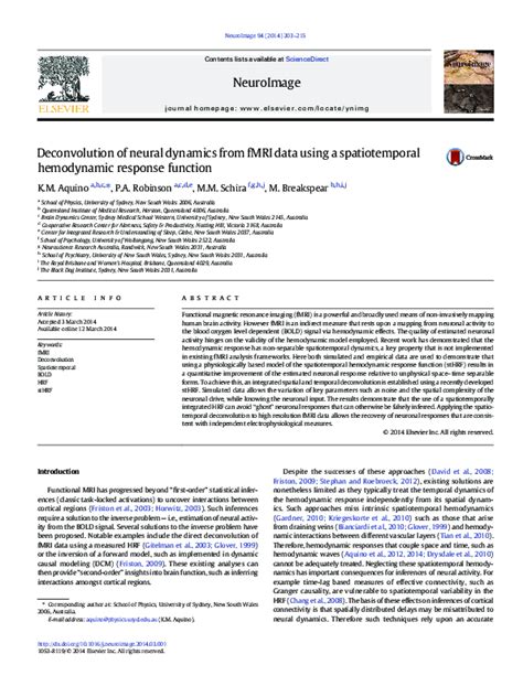 Pdf Deconvolution Of Neural Dynamics From Fmri Data Using A