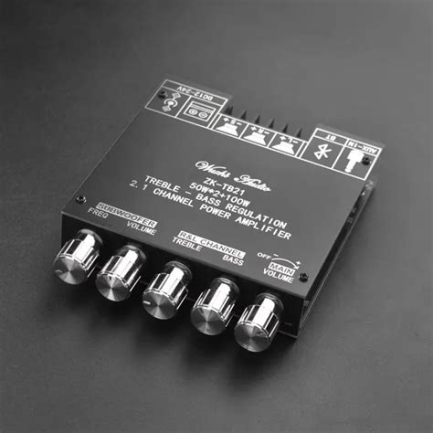 Dfrobot Digital Bluetooth Amplifier Board With High And Low Frequency Adjustment 50w 2 100w