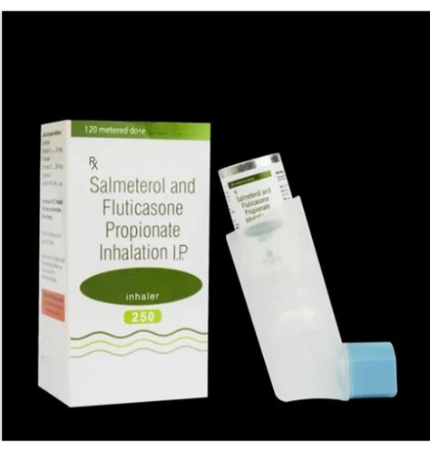 Salmeterol And Fluticasone Inhaler Packaging Size 120 Mdi At ₹ 420