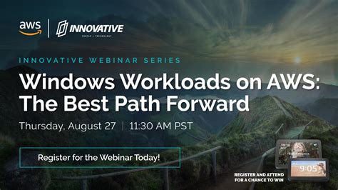 Windows Workloads On Aws The Best Path Forward Webinar Innovative Solutions