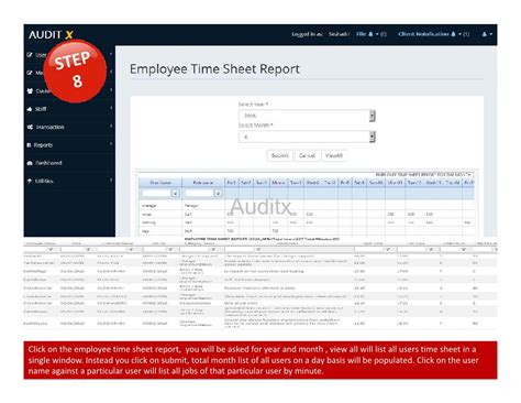 Auditx Workflow Job Timesheet And Invoicing Tool Auditx Xlogtech
