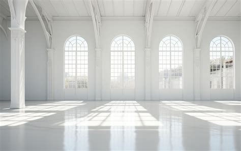 Premium Photo White Empy Room