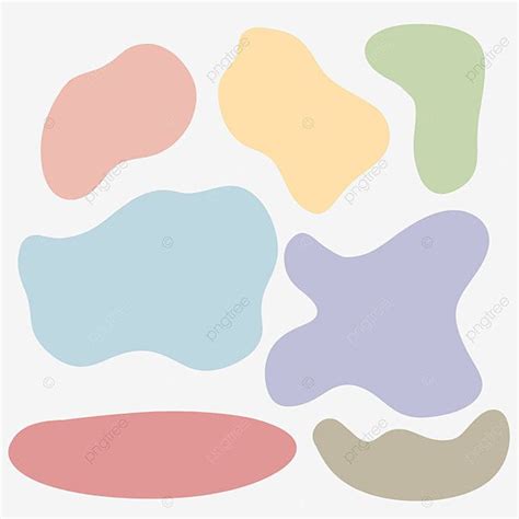 Abstract Shapes Png Picture Cute Colorful Abstract Shape Colorful