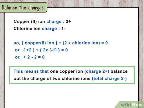 Ways To Write Ionic Compounds Wikihow