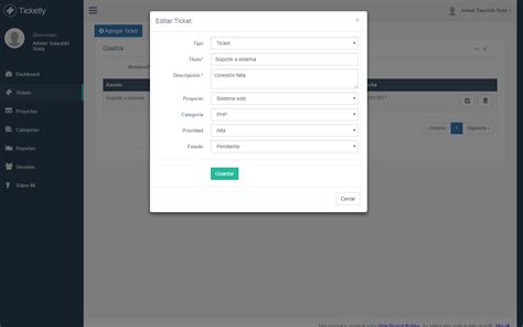 Código De Php Sistema De Tickets Y Soporte Con Php Y Mysql
