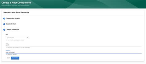 Kop Backstage Create A Cluster Rafay Product Documentation