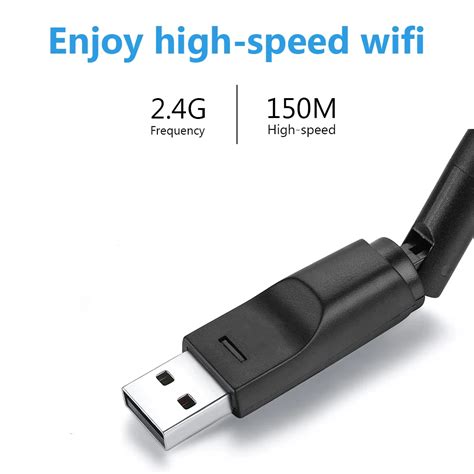 150mbps Mt7601 Wireless Network Card Mini Usb Wifi Adapter Lan Wi Fi Receiver Dongle Antenna 802