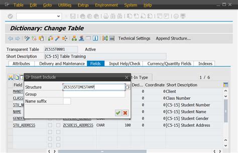 Abap Structureinclude Append