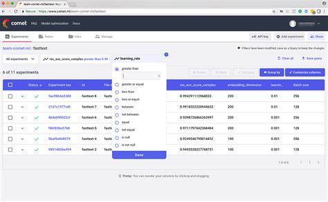 introducing comet ml s new query builder by cecelia shao comet medium