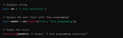 javascript replace method a comprehensive guide
