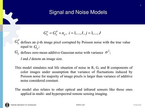 Ppt Lossy Compression Of Images Corrupted By Mixed Poisson And Additive Gaussian Noise