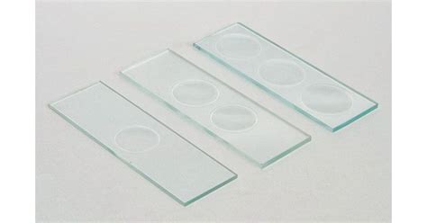 Single Two And Three Cavity Glass Slides