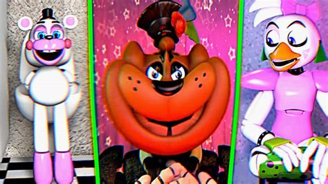 Fnaf 15 МИНУТ СМЕХА 🤣 ОПУХШИЙ ФРЕДДИ и ПЕРДЯЩАЯ ЧИКА в ВЕНТИЛЯЦИИ ФНАФ