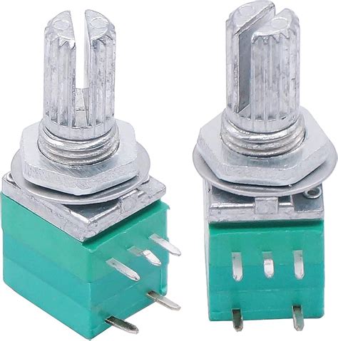 Jp 5pcs Rk097g Rk097 Double Potentiometer B1k 5k 10k 20k 50k 100k 500k 5pin 15mm
