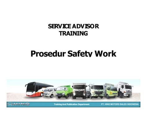 Prosedur Safety Work In Automotive Workshoppptx