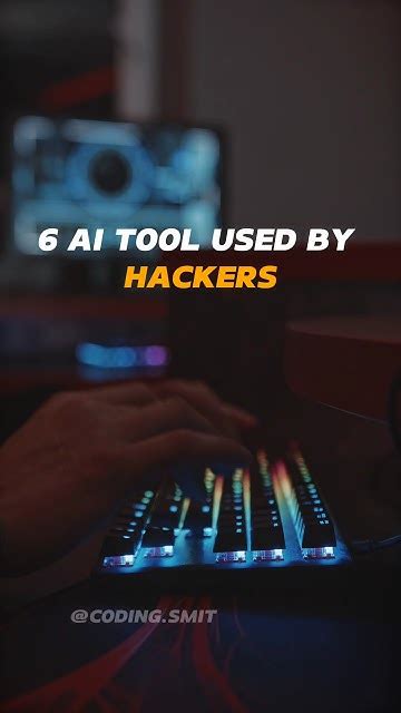 6 Ai Tools Used By Hackers 👨🏻‍💻👨🏻‍💻 Hacking Coding Codinglife