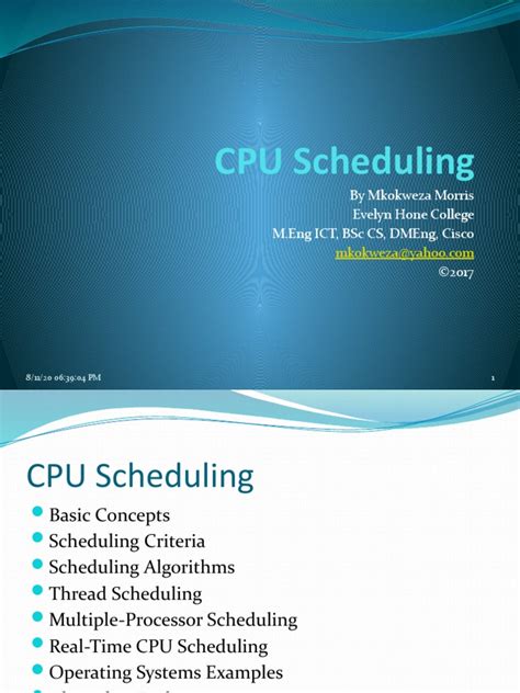 Cpu Scheduling Vital Pdf Scheduling Computing Process Computing