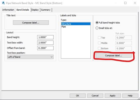 Solved Structure Label Style Or Data Band Text For Each Autodesk