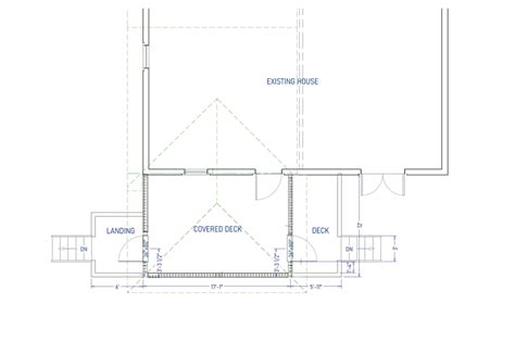 Covered Deck Onsite Design And Drafting