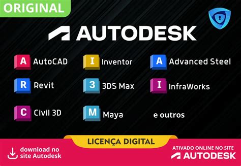 Licença Original Suite Autodesk 2021 Até 2024 47 Softwares Softwares E Licenças Dfg