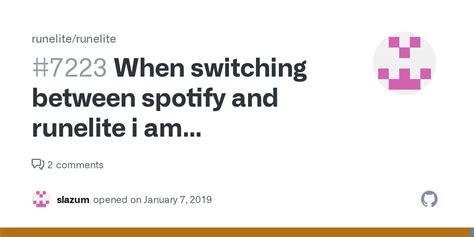 When Switching Between Spotify And Runelite I Am Experiencing Crashes Issue Runelite