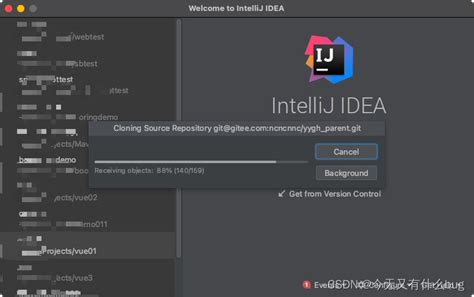 Idea克隆gitee项目完整步骤（mac） Csdn博客