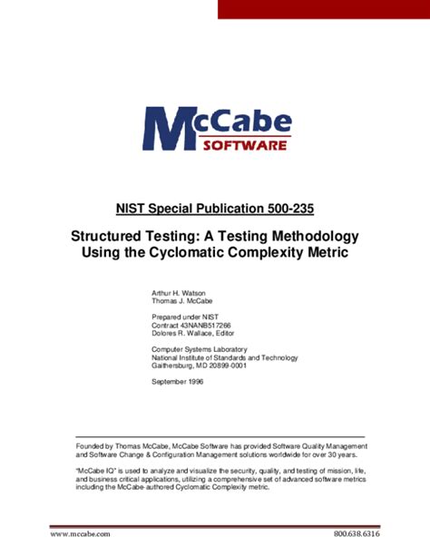 Pdf Structured Testing